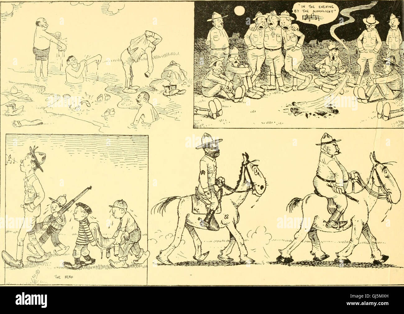 This 1917 work features a collection of humorous cartoons about ...