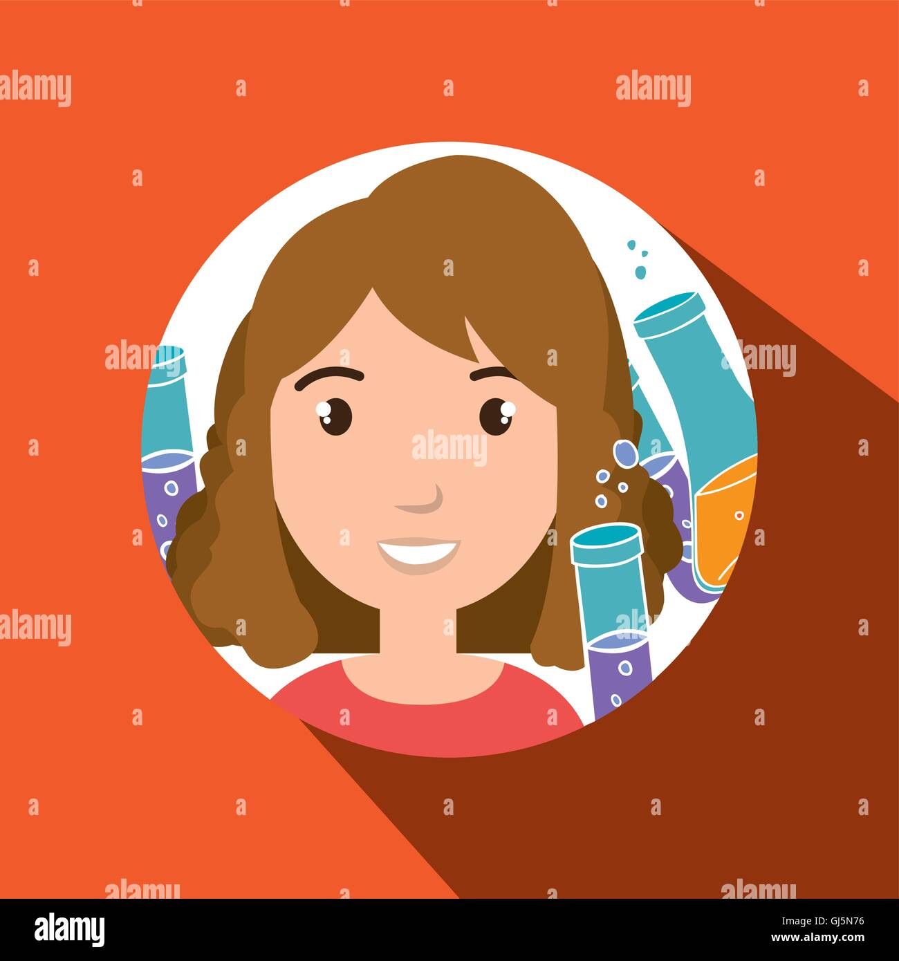 person tube lab chemistry Stock Vector Image & Art - Alamy