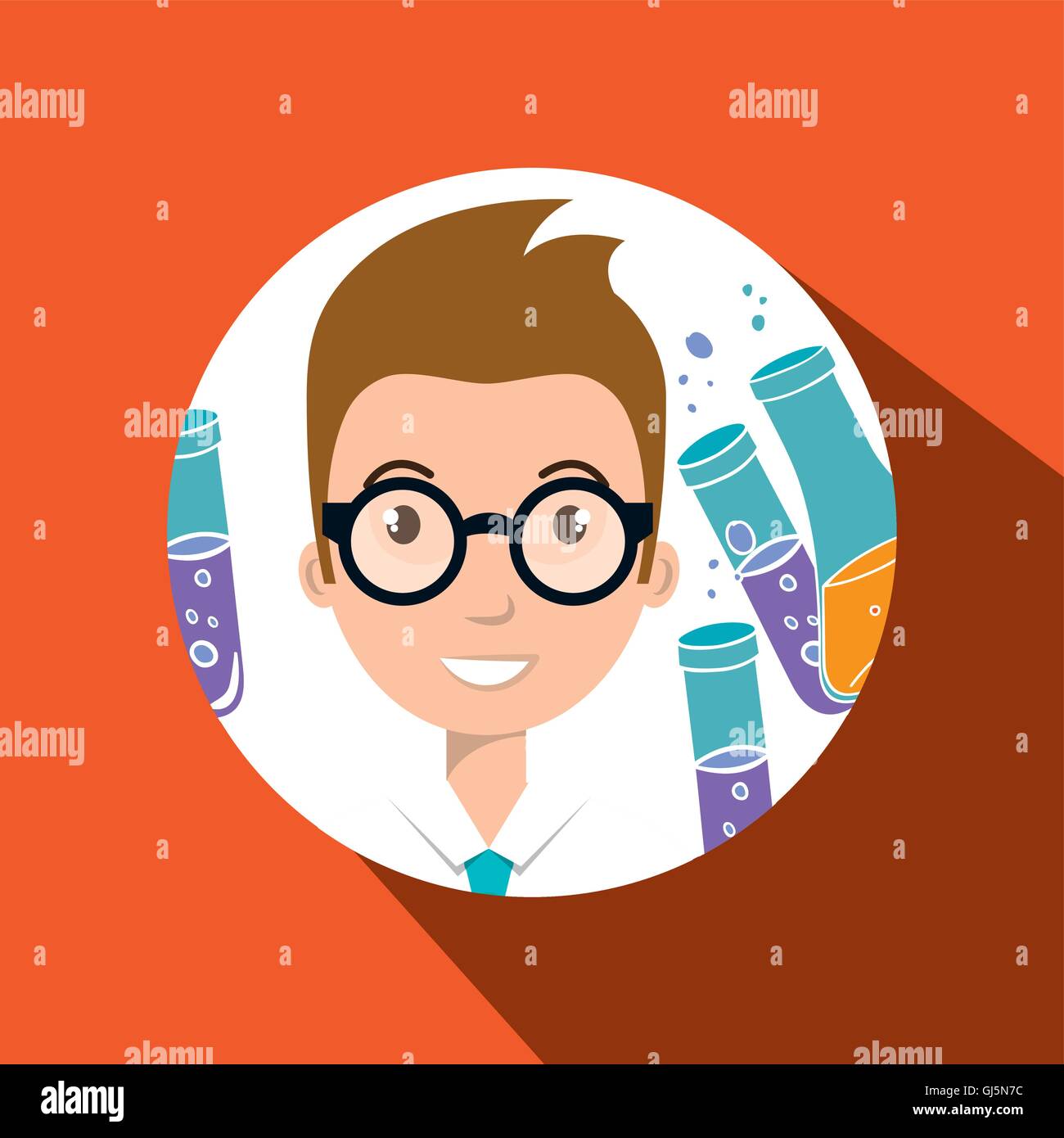 person tube lab chemistry Stock Vector Image & Art - Alamy