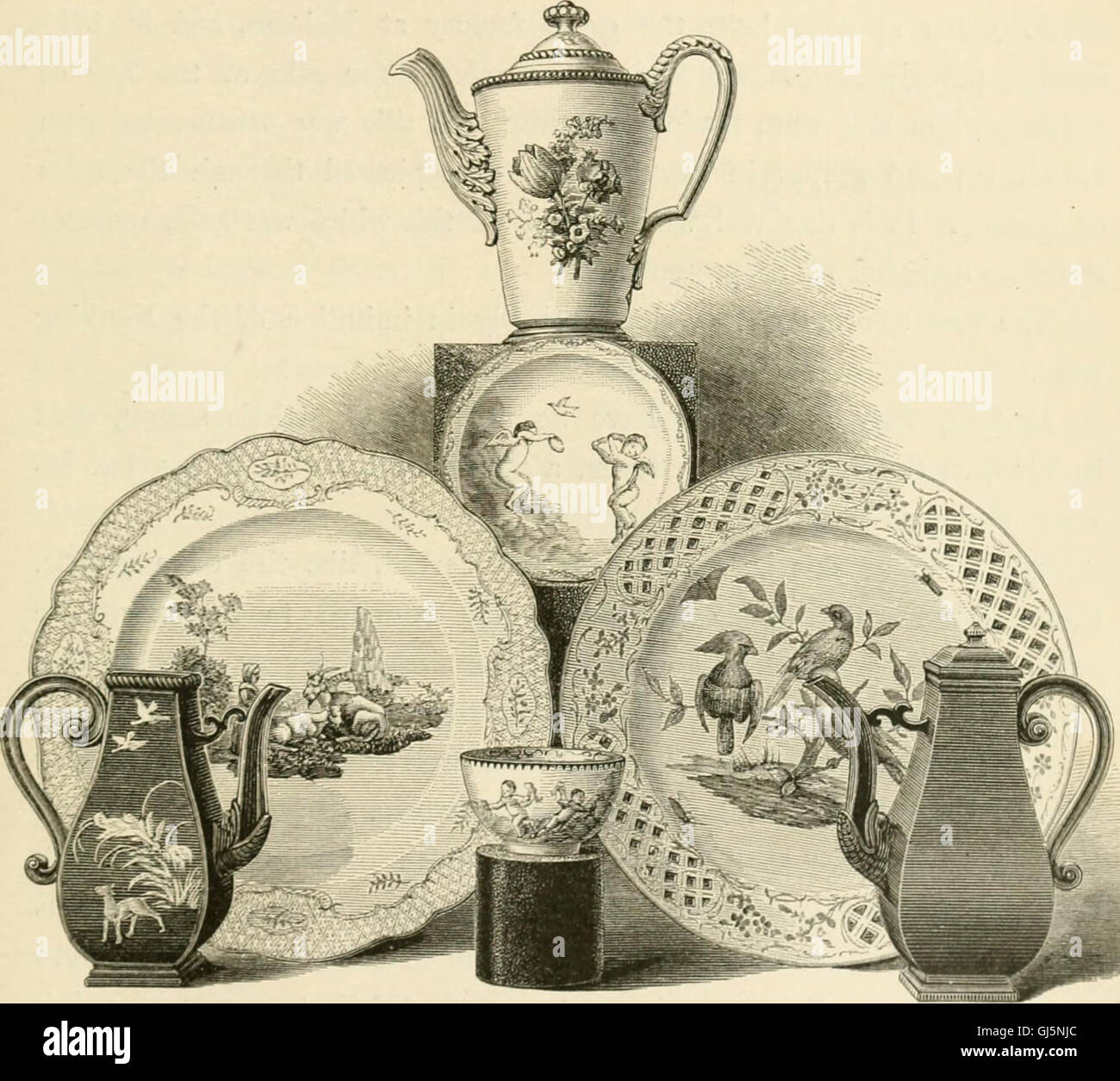 A 1878 work examining the evolution of pottery and porcelain, tracing ...