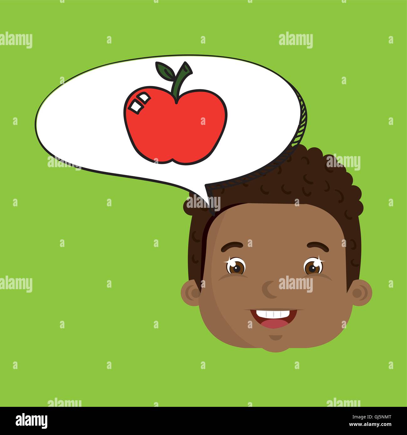 Child talking classroom Stock Vector Images - Alamy