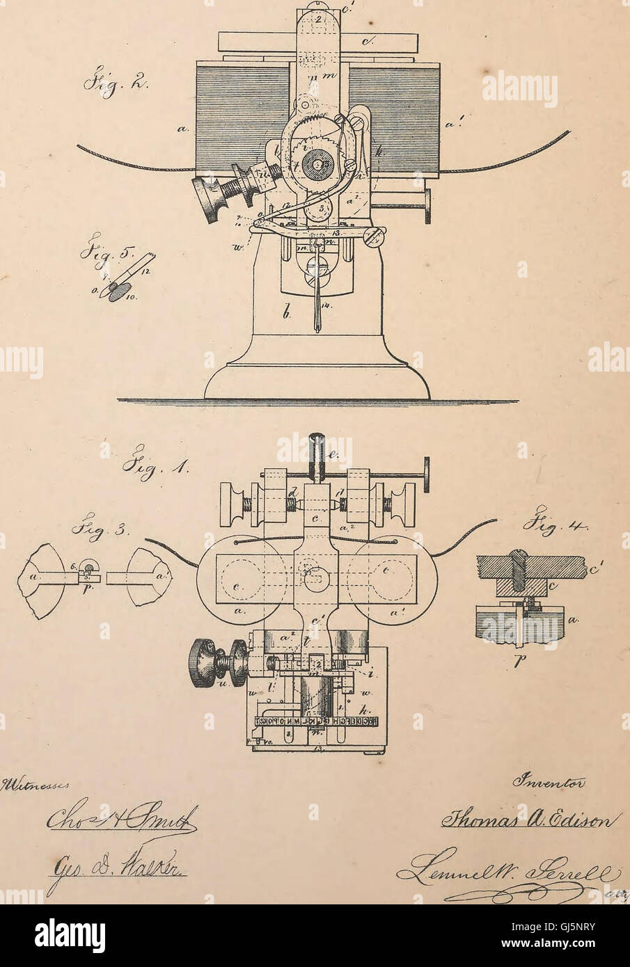This collection documents the patents granted to Thomas Edison between ...