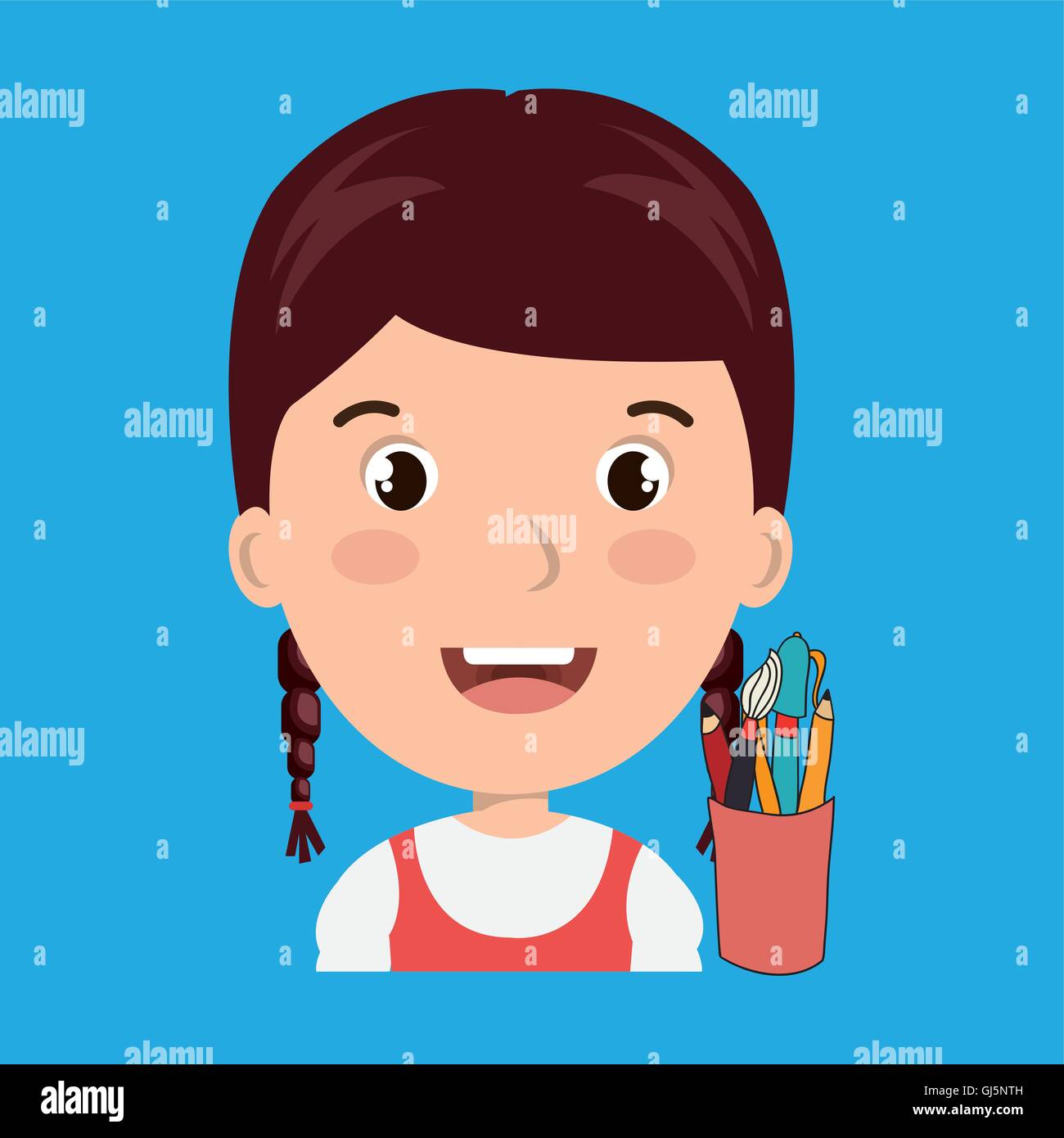 child chat student school Stock Vector Image & Art - Alamy