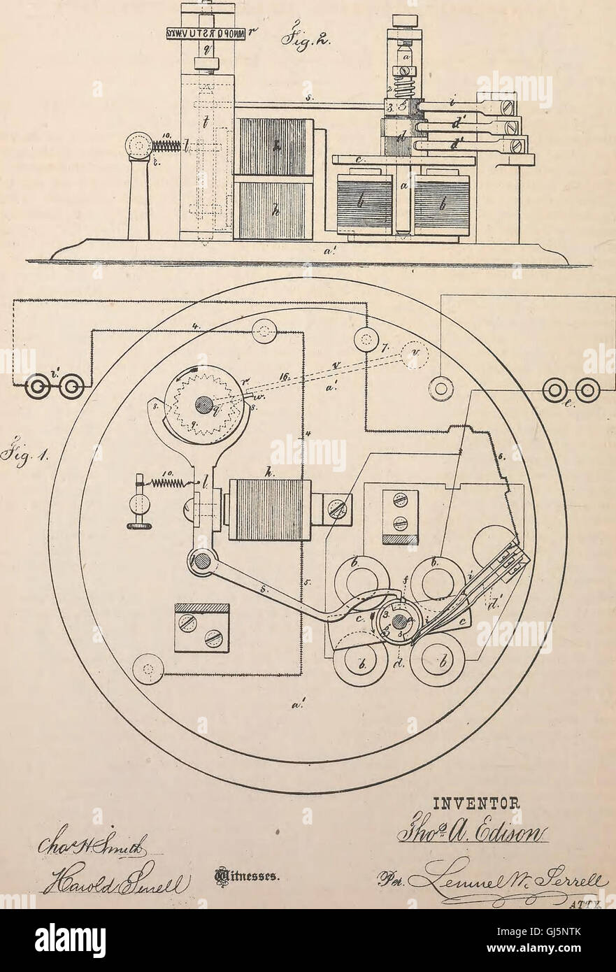 This collection of United States patents granted to Thomas A. Edison ...