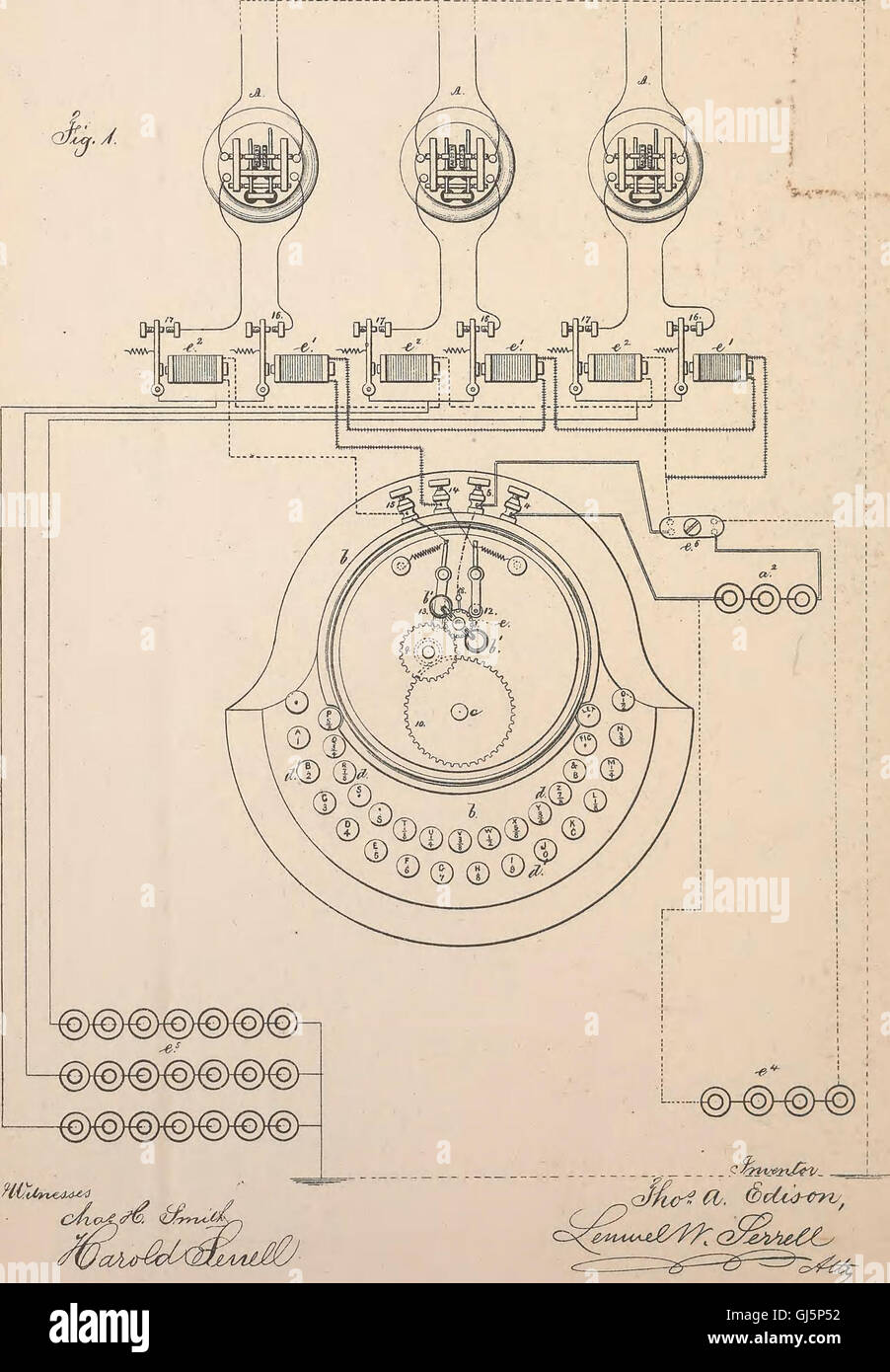 This collection of patents granted to Thomas A. Edison between 1869 and ...