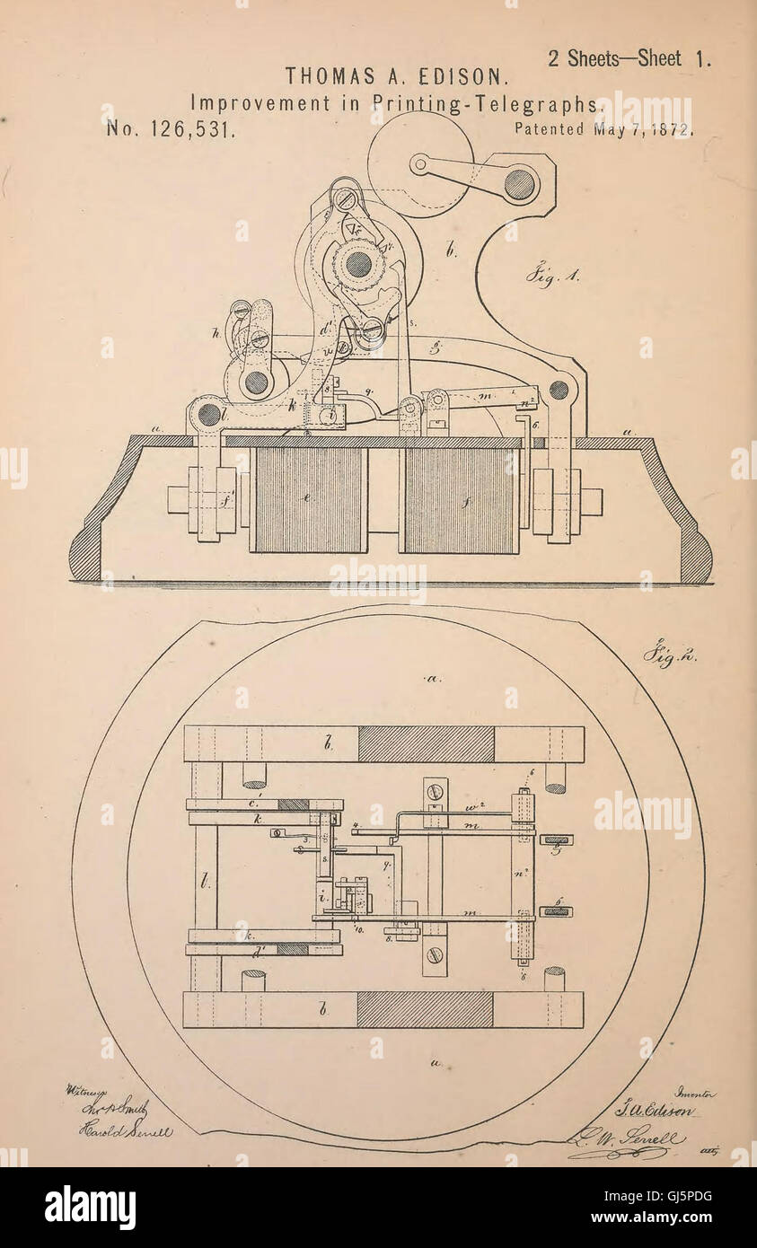 This collection documents the patents granted to Thomas A. Edison ...