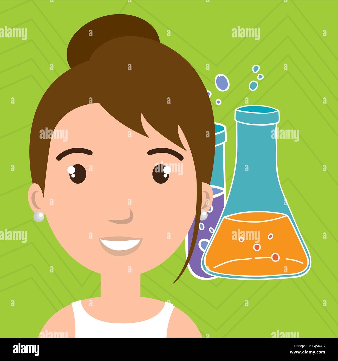 person tube lab chemistry Stock Vector Image & Art - Alamy