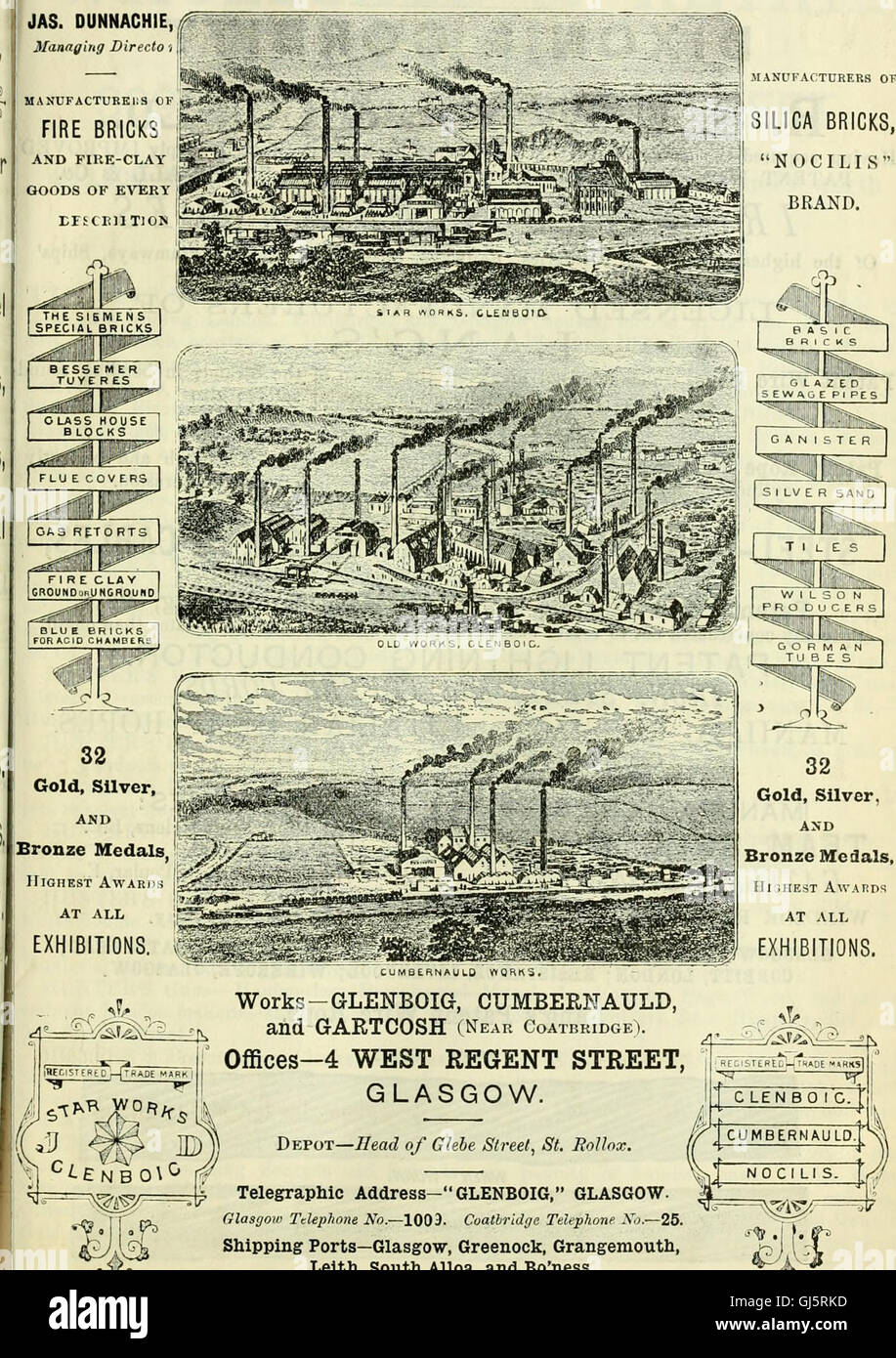 The 1891 Post-Office Annual Glasgow Directory provides a comprehensive ...