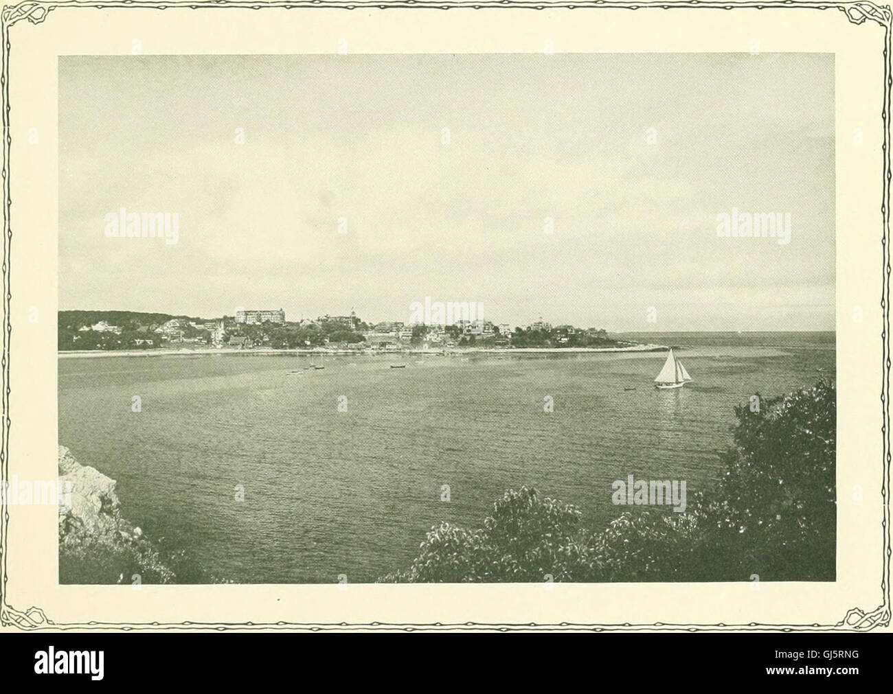 This 1908 work describes the coastal regions of New England, focusing ...