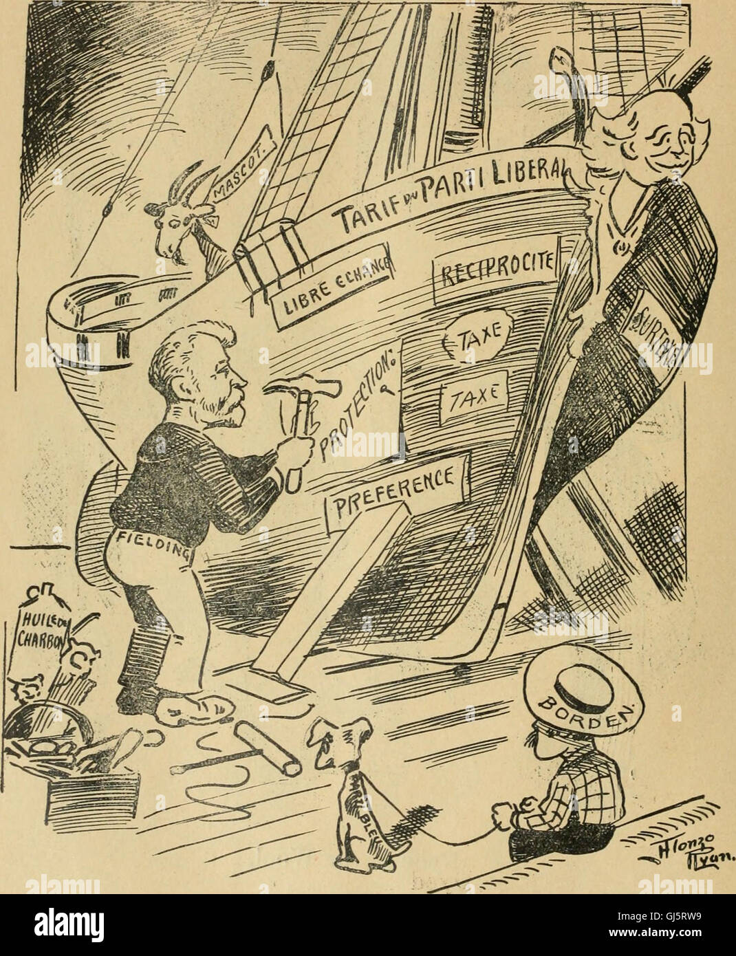 Caricature politique au Canada = Free lance political caricature in ...