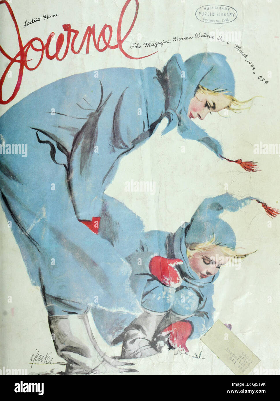A 1948 edition of The Ladies' Home Journal, featuring articles on ...