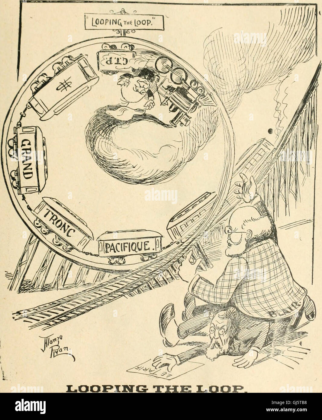 'Caricature Politique au Canada' (1904) features political cartoons ...