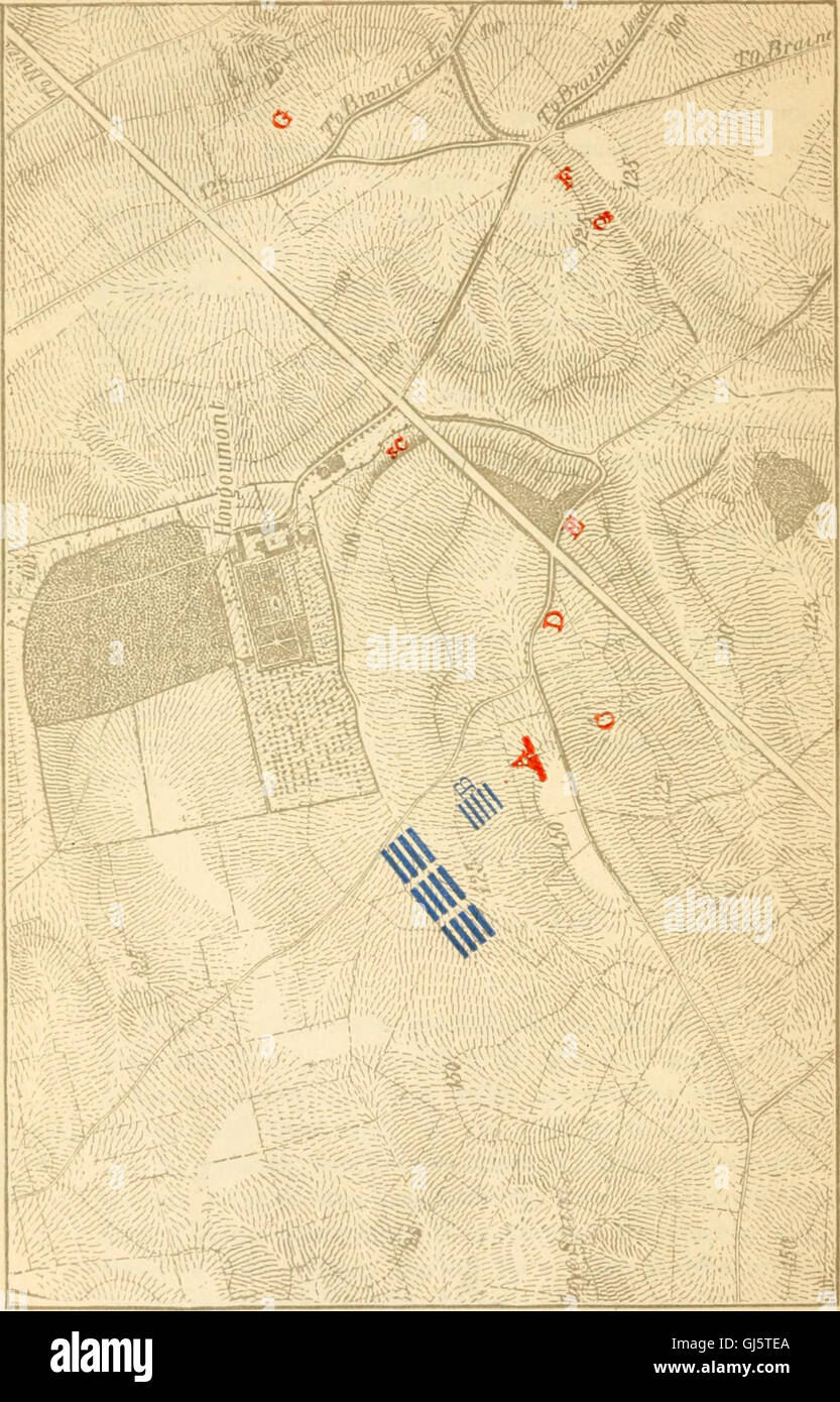 Waterloo campaign map hi-res stock photography and images - Alamy