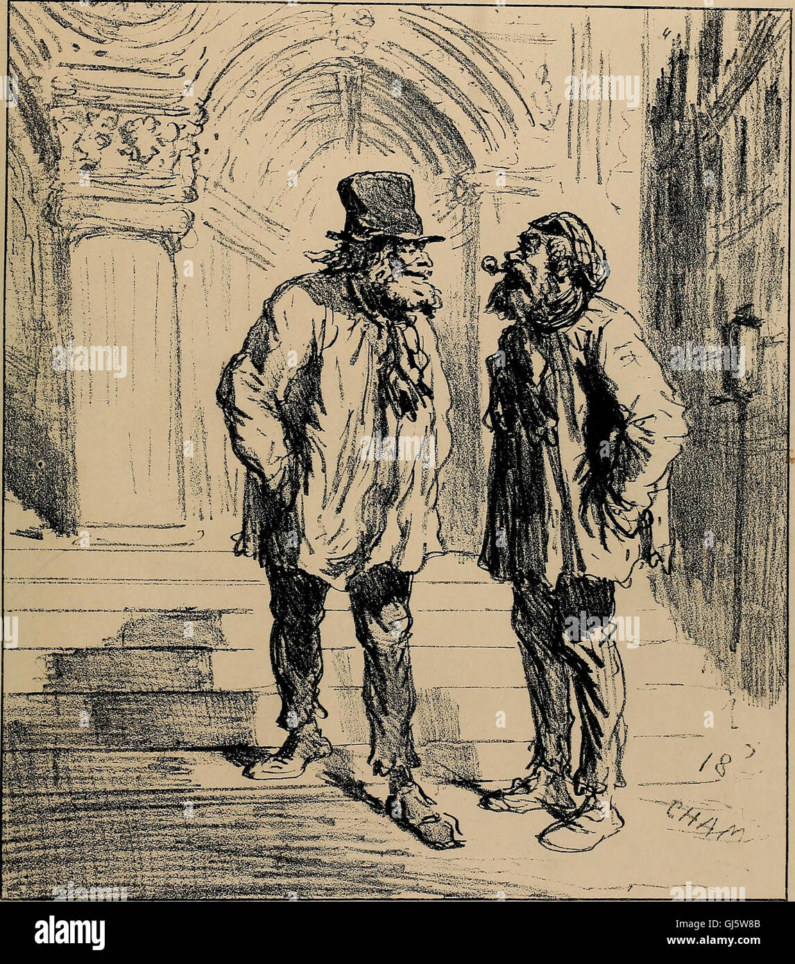 'Album du Siège' (1871) is a collection of caricatures published during ...
