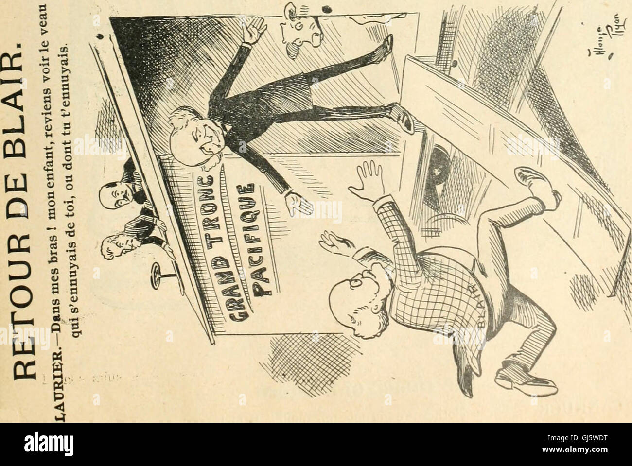 This 1904 publication showcases political caricatures that depict ...