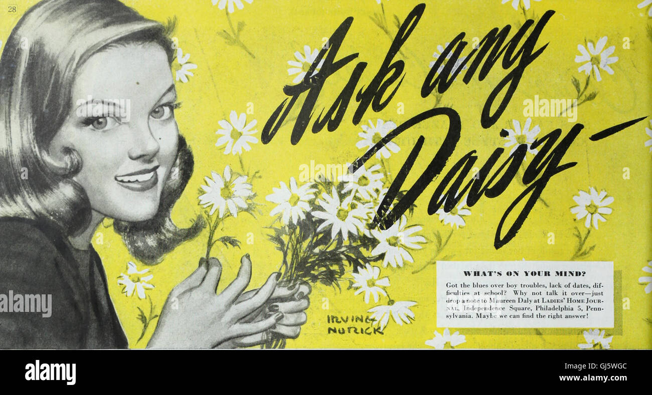 A 1948 edition of The Ladies' Home Journal, a popular publication ...