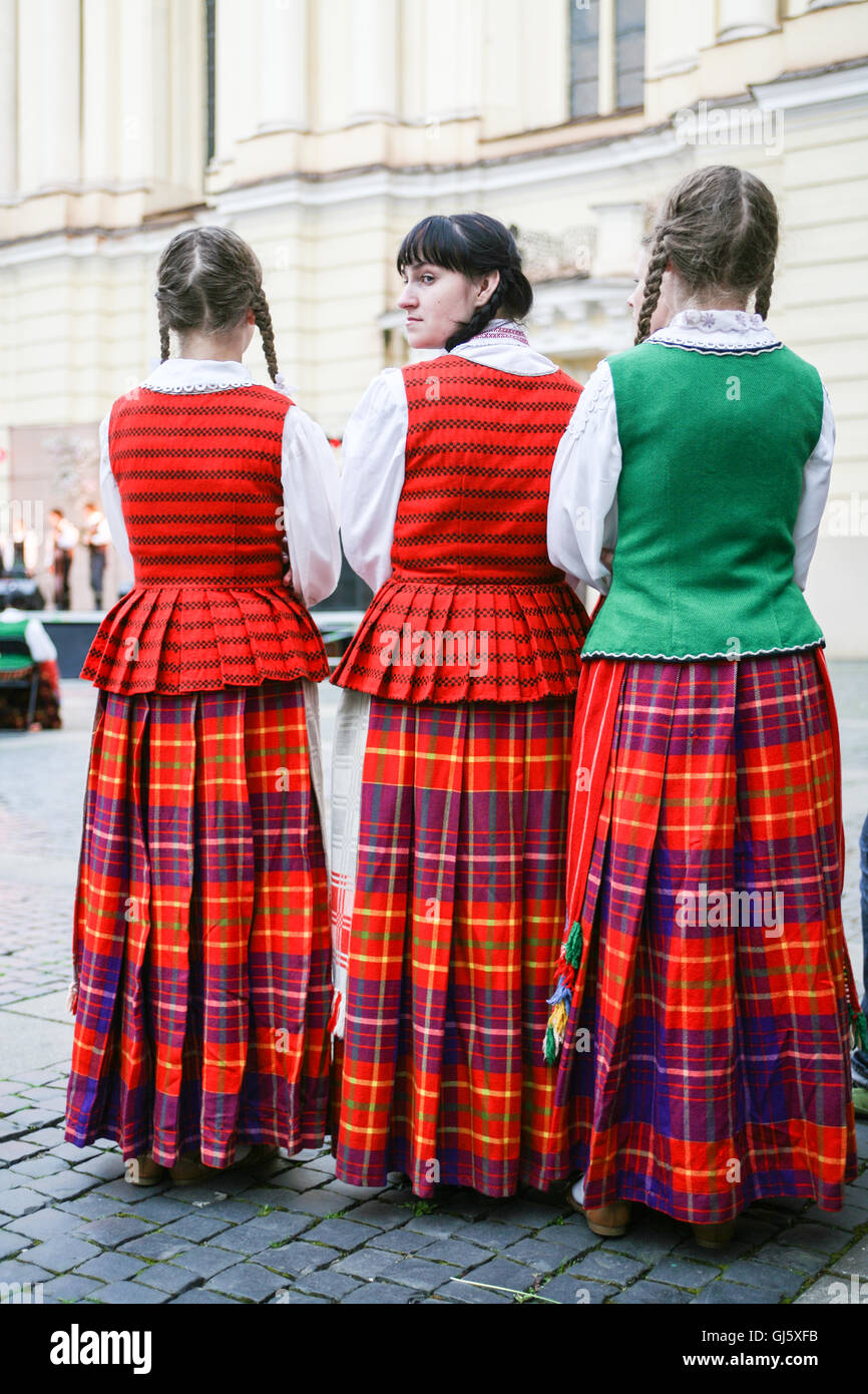 Traditional folk dance performers watching a folk performance in the ...