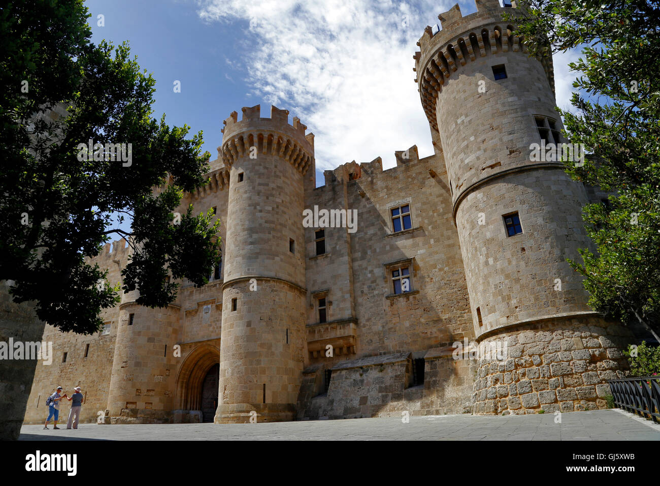 The Palace of the Grand Master of the Knights of Rhodes, a medieval ...