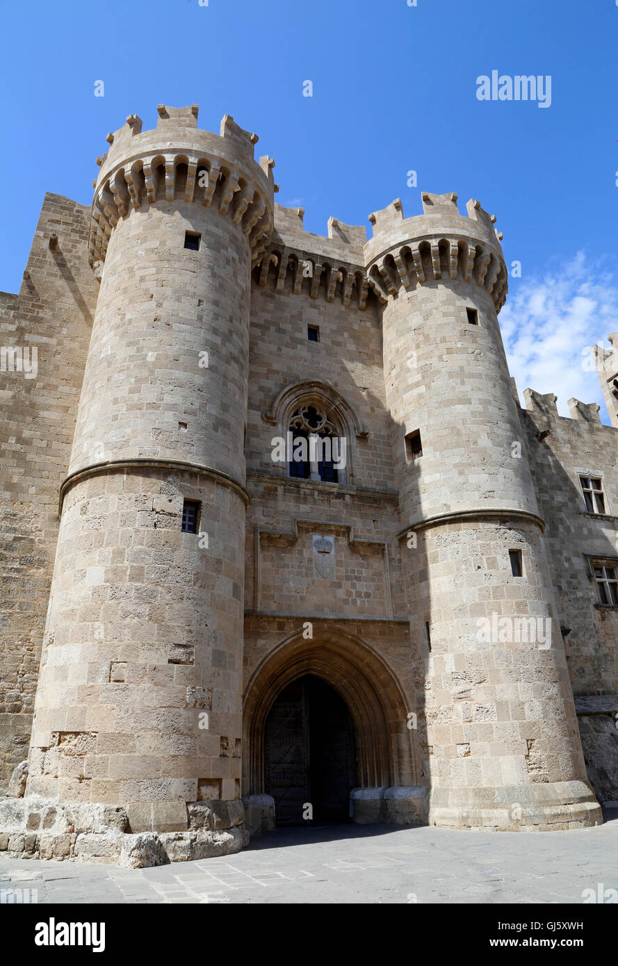 The Palace of the Grand Master of the Knights of Rhodes, a medieval ...