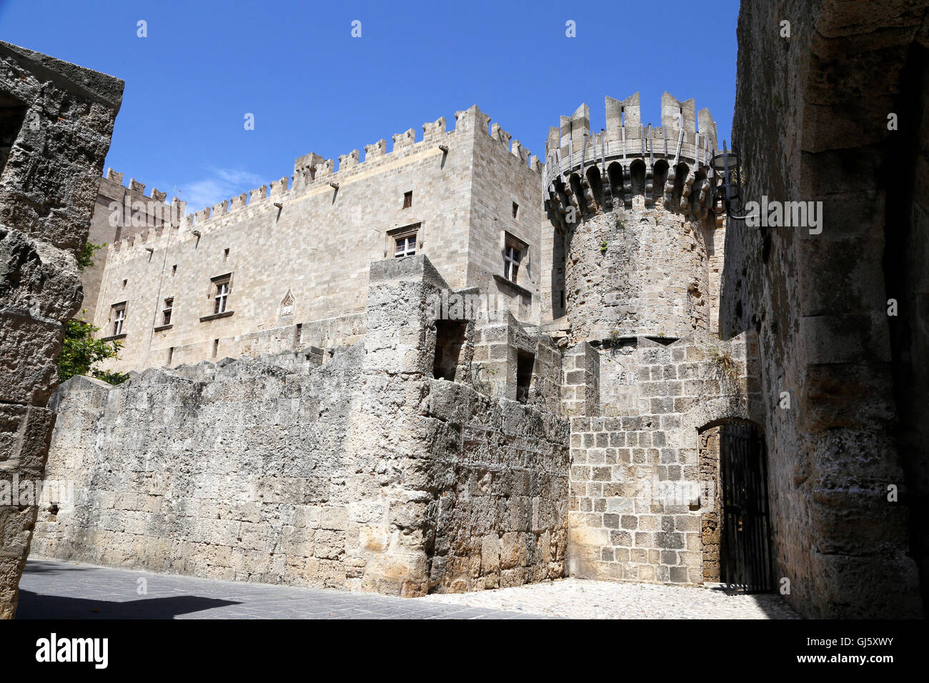 The Palace of the Grand Master of the Knights of Rhodes, a medieval ...
