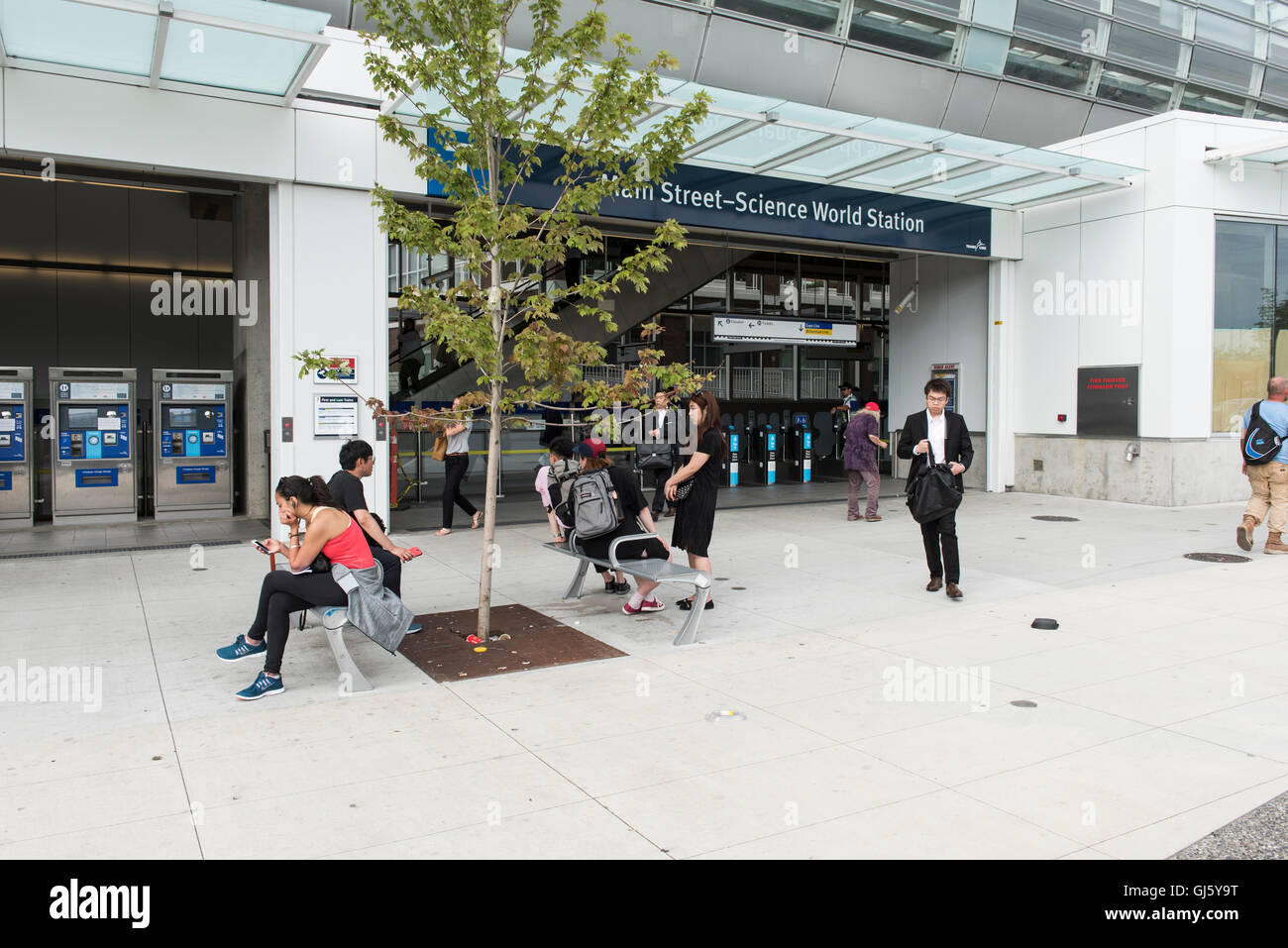 Main street science world station vancouver hi-res stock photography ...