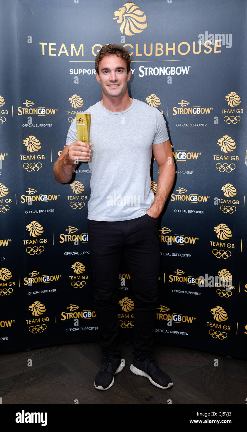 EDITORIAL USE ONLY Thom Evans at the Official Team GB Clubhouse by ...