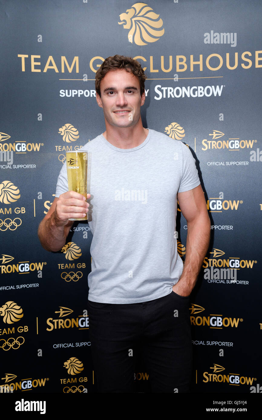 EDITORIAL USE ONLY Thom Evans at the Official Team GB Clubhouse by ...