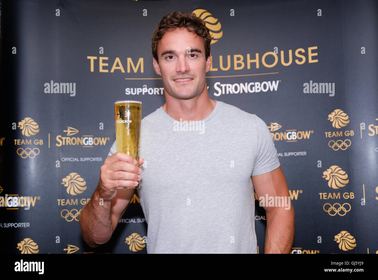 EDITORIAL USE ONLY Thom Evans at the Official Team GB Clubhouse by ...