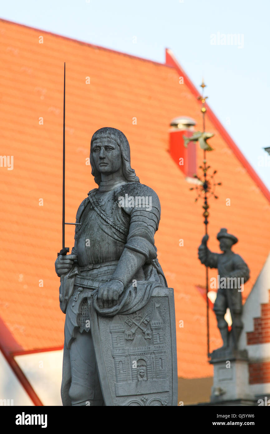 Detail of the famous Hanseatic House of Blackheads, originally built in ...