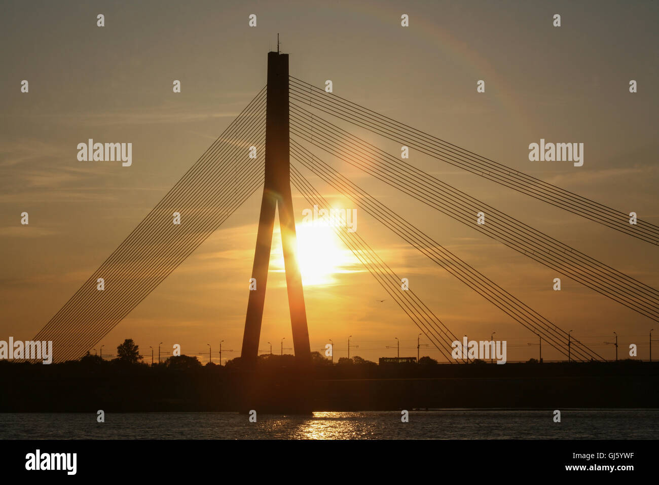 The Cable Bridge (known as Vansu Tilts in Latvian) is a cable-stayed ...
