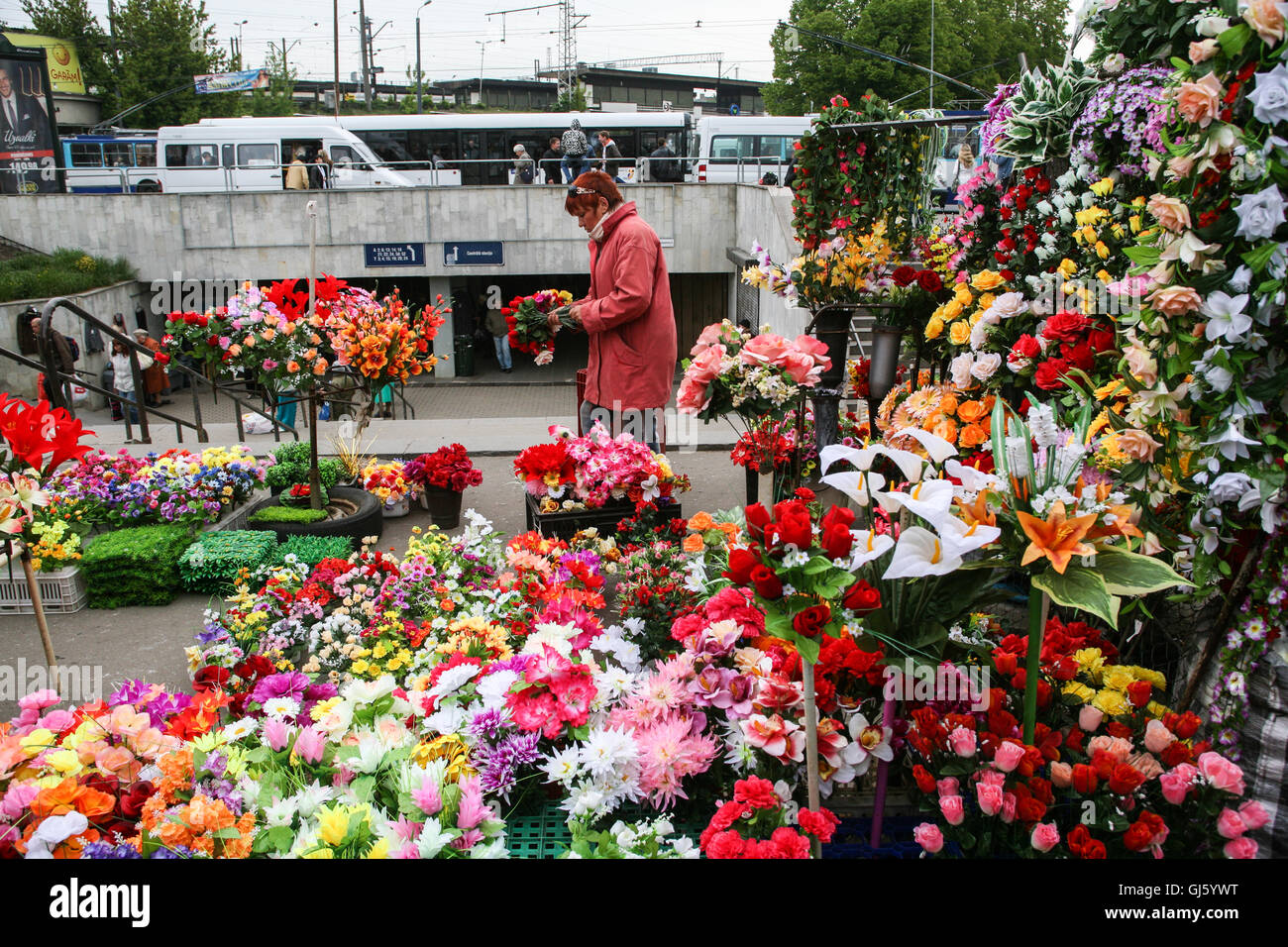 At Riga Central Market in the centre of Riga, the capital of Latvia ...