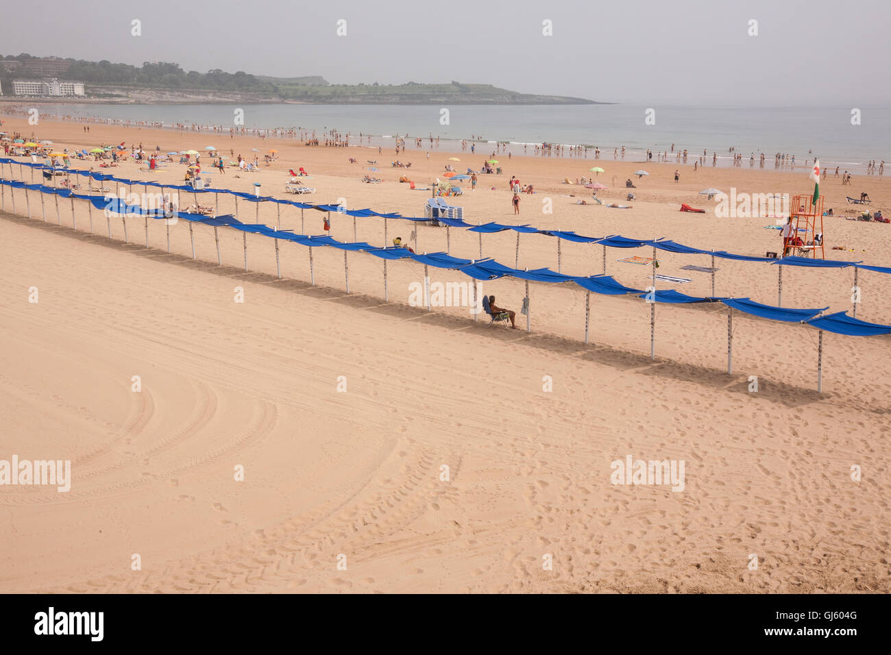 Santander Harbour,Santander Beach,Cantabria,Spain.Santander beach PLAYA ...