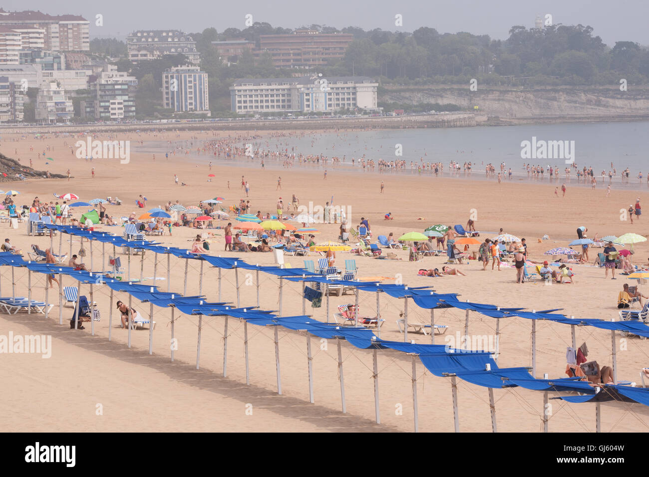 Santander Harbour,Santander Beach,Cantabria,Spain.Santander beach PLAYA ...