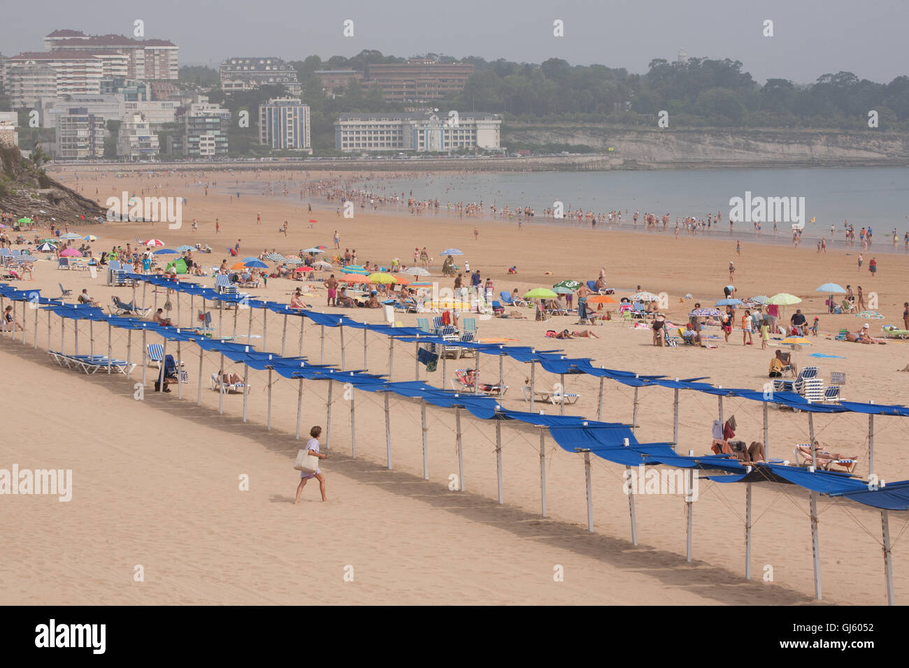 Santander Harbour,Santander Beach,Cantabria,Spain.Santander beach PLAYA ...