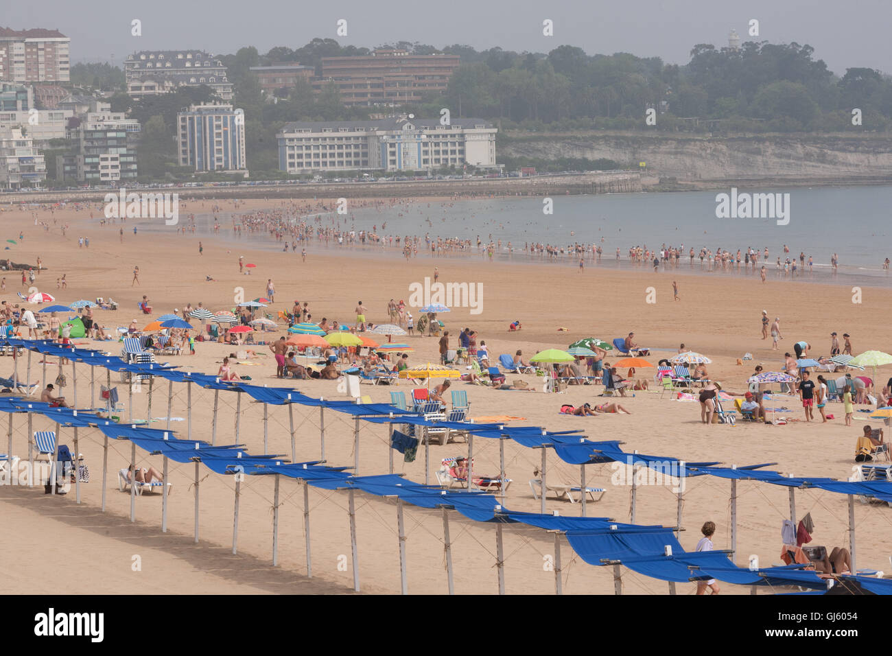 Santander Harbour,Santander Beach,Cantabria,Spain.Santander beach PLAYA ...