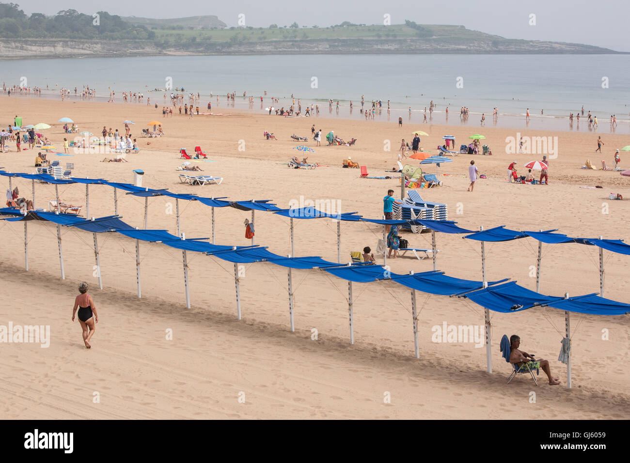 Santander Harbour,Santander Beach,Cantabria,Spain.Santander beach PLAYA ...