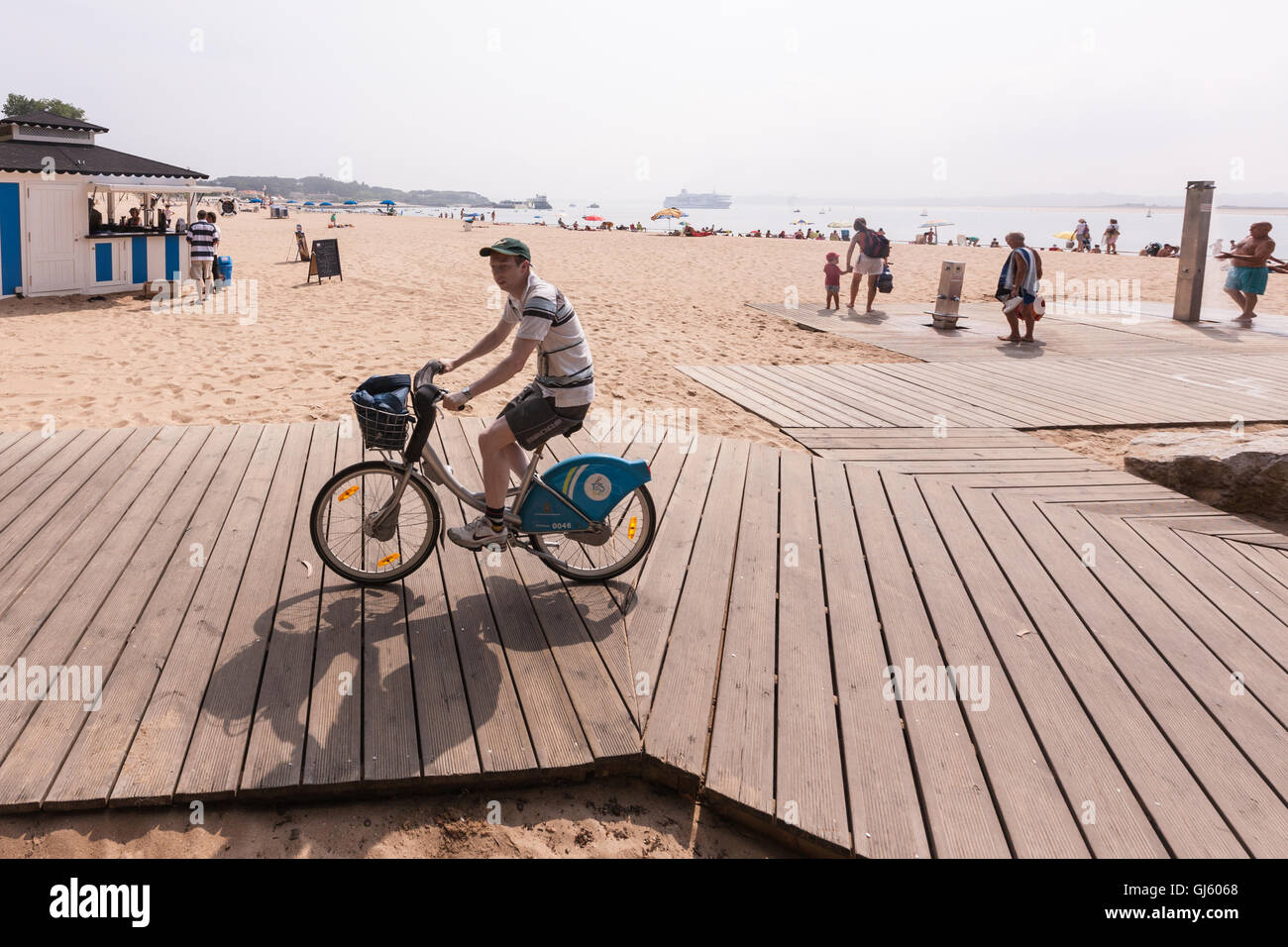 Santander Harbour,Santander Beach,Cantabria,Spain.Santander beach PLAYA ...