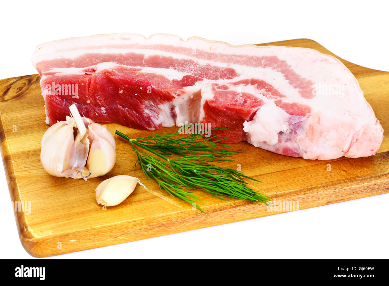 A Piece of Fresh Raw Pork, Meat Stock Photo - Alamy