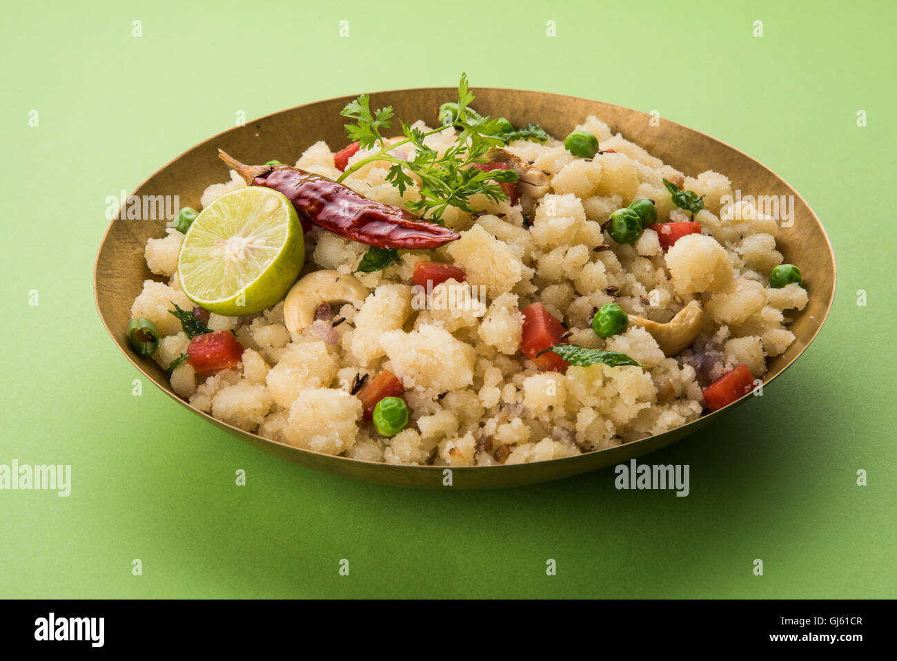 Rava Upma - Popular south Indian breakfast wiih semolina and vegetables ...
