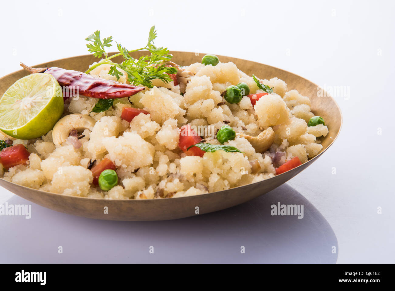 Rava Upma - Popular south Indian breakfast wiih semolina and vegetables ...