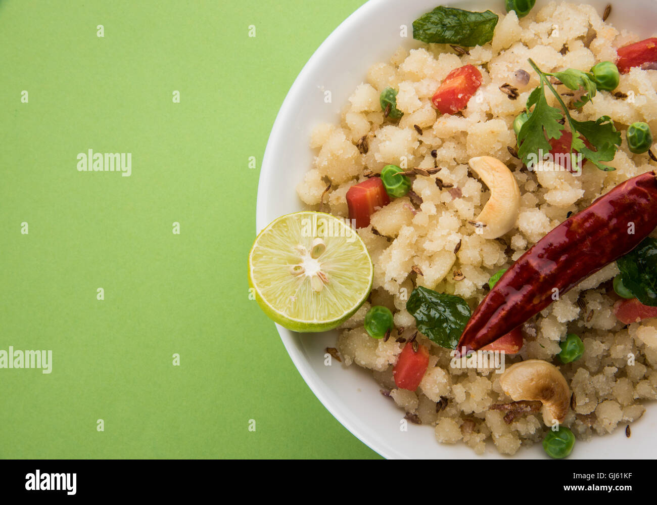 Rava Upma - Popular south Indian breakfast wiih semolina and vegetables ...