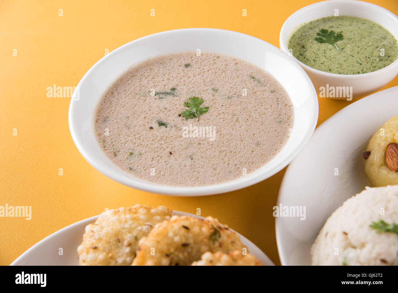 indian upwas or upvas food or fasting food, food prepared for vrat or ...