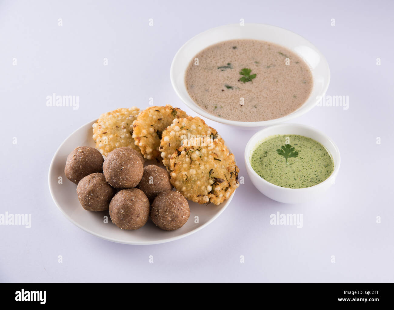 indian upwas or upvas food or fasting food, food prepared for vrat or ...