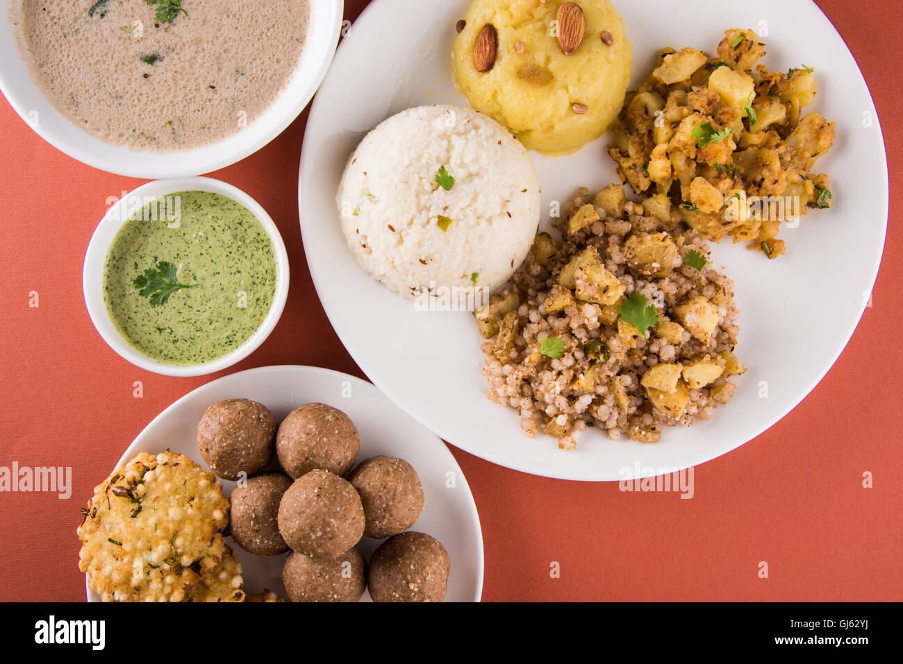 Indian fasting recipes navratri vrat hi-res stock photography and ...