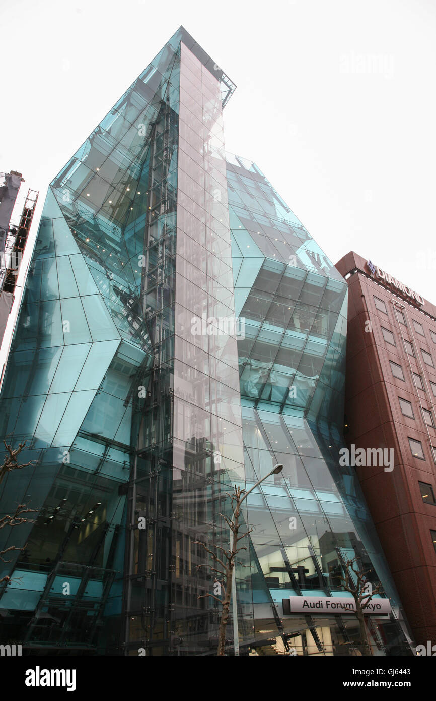Audi Forum, Tokyo. On Meiji-dori street just off Omotesando Avenue ...