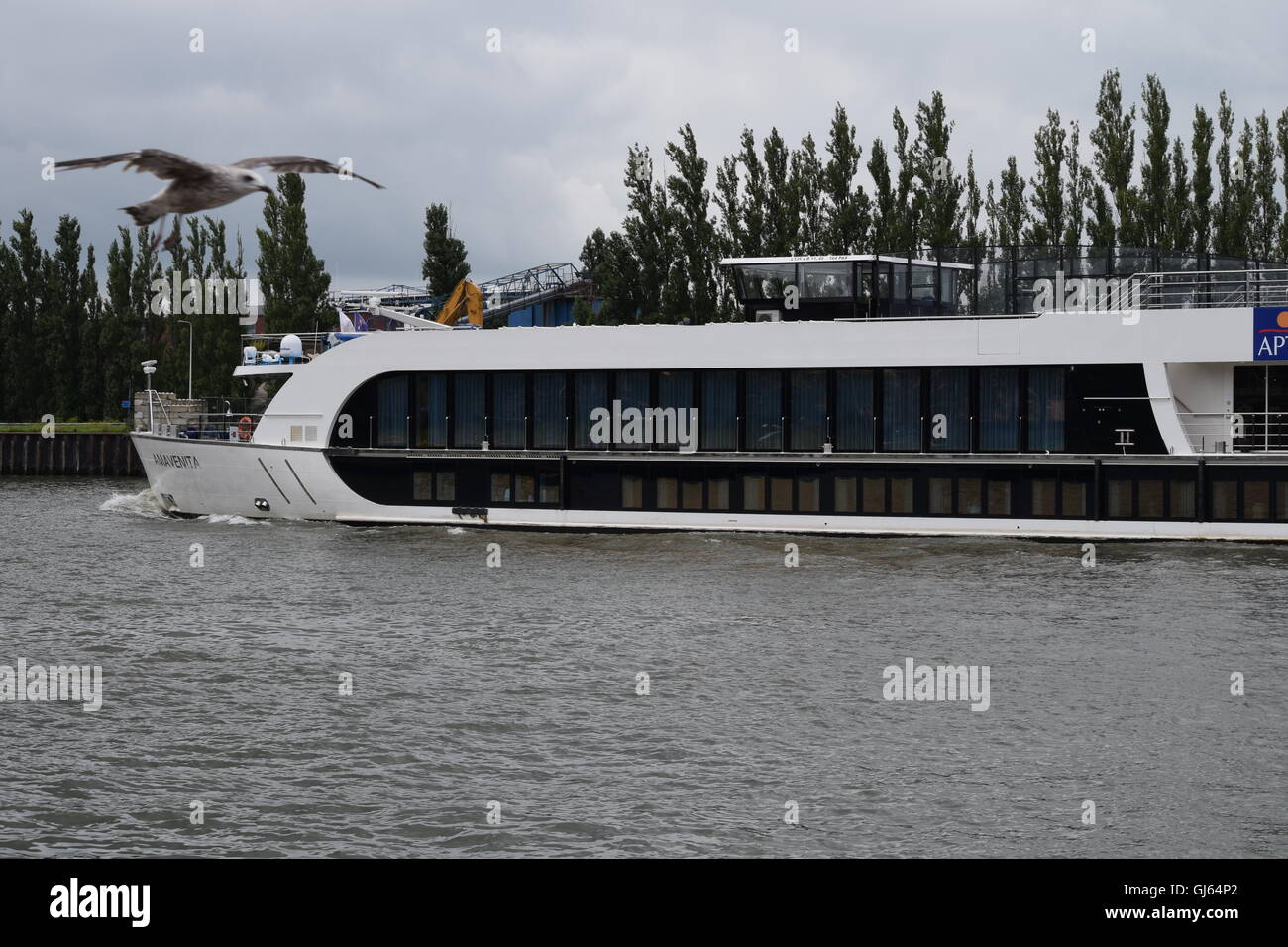passenger boat in Utrecht, The Netherlands Stock Photo - Alamy