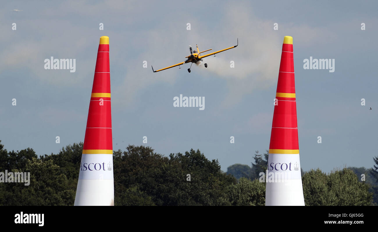 Pilot Nigel Lamb practices for the Brietling Racing team during the Red ...