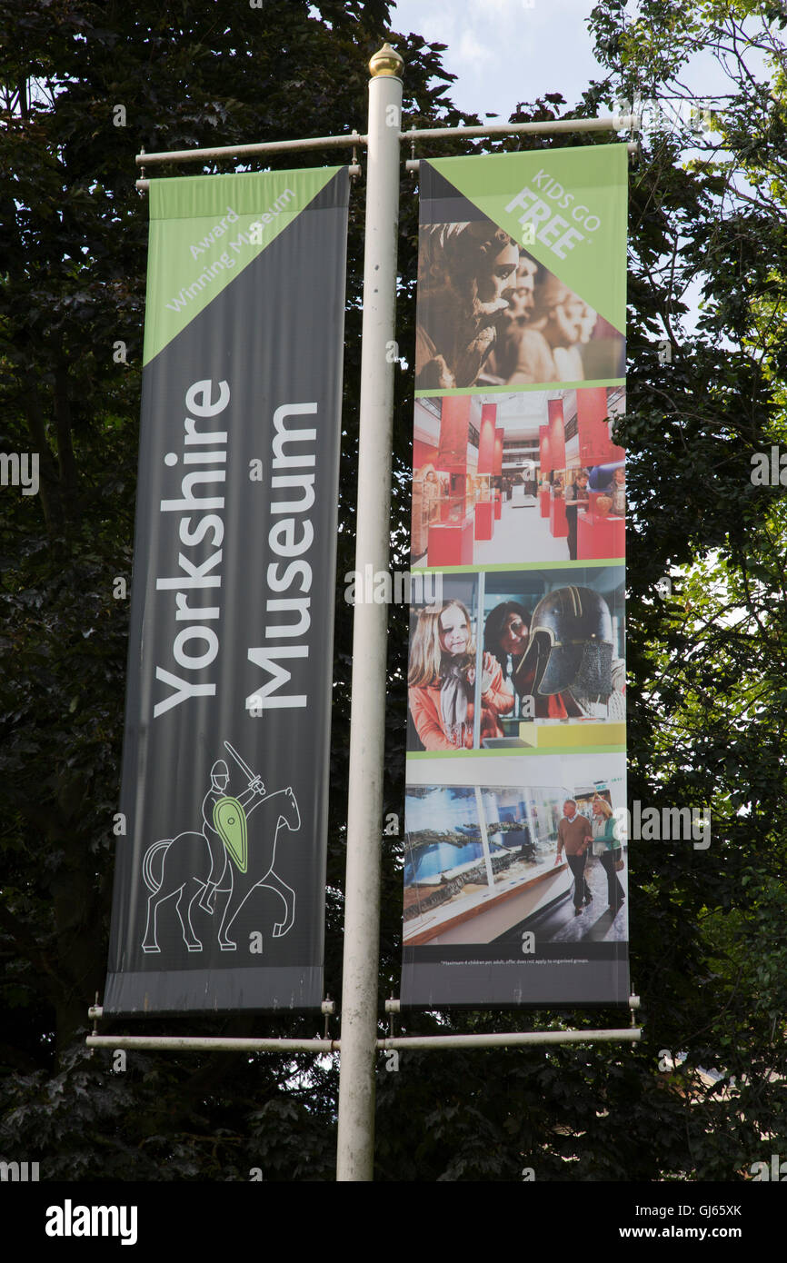 Yorkshire Museum Sign, York, England; UK Stock Photo - Alamy