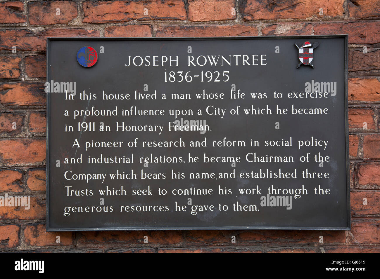 Joseph rowntree hi-res stock photography and images - Alamy