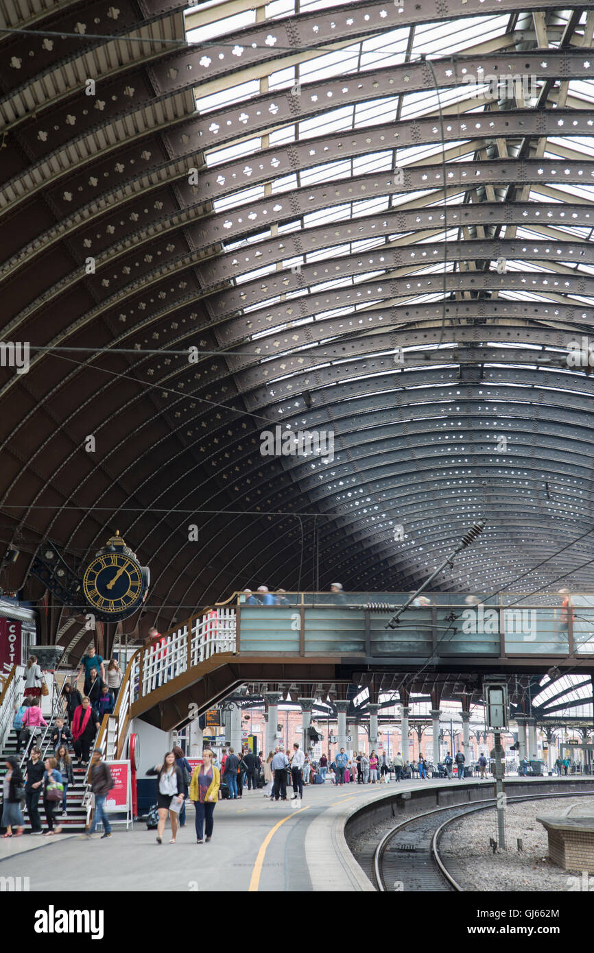 York Railway Station, England; UK Stock Photo - Alamy